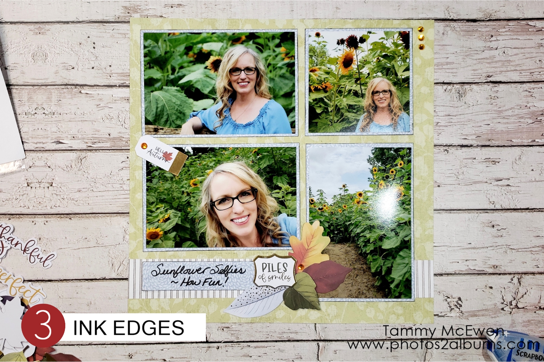 5 TIPS for a 10 MINUTE LAYOUT – Tammy McEwen – Photos2Albums