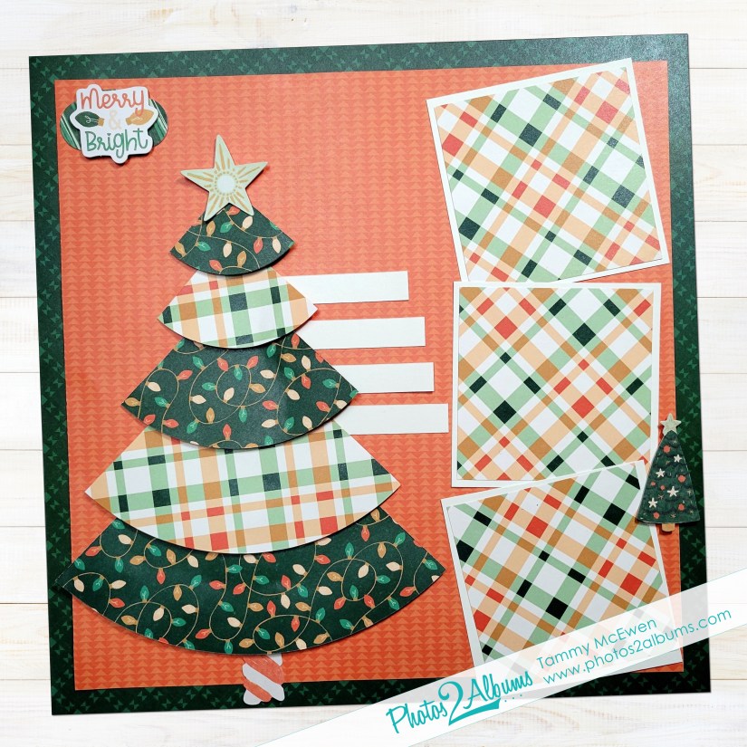 Circle Christmas Tree Layout – Tammy McEwen – Photos2Albums
